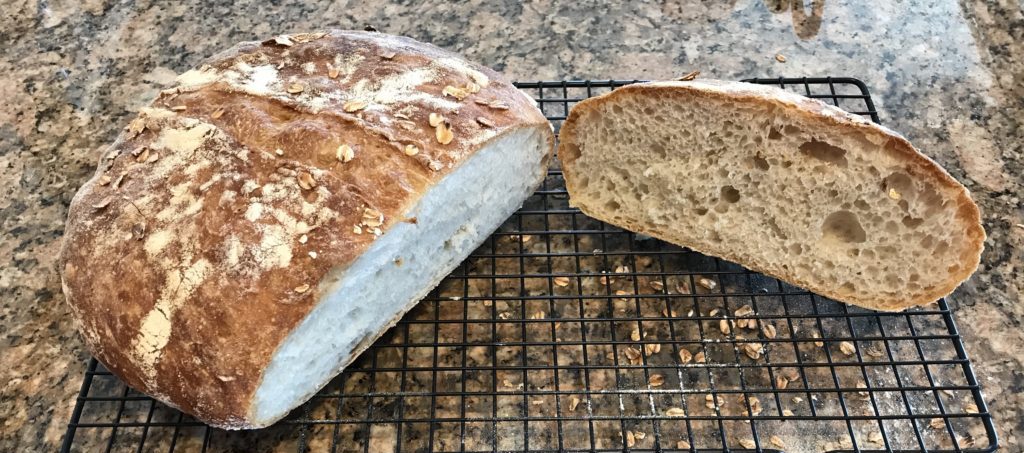 Artisan White Bread, No Kneading Just Patience Required - Jackson's Job